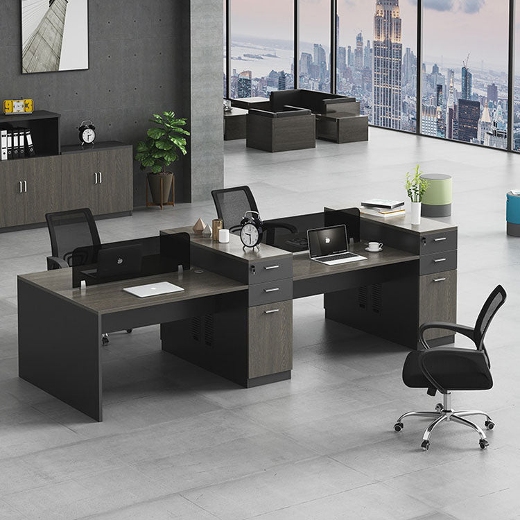 Multifunctional Combination Employee Screen Computer Desk and Chair ...