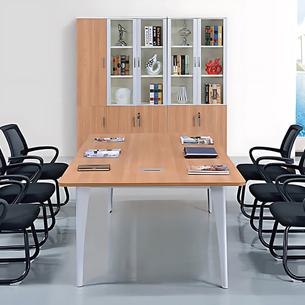 Small Wooden Conference Table Negotiating Table Office Desk – Anzhap