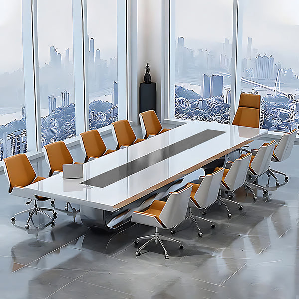 Modern Conference Table with a Study U-shaped Base – Anzhap
