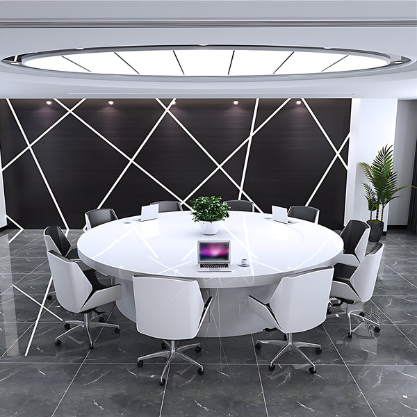 Modern Minimalist Conference Table with Cable Management for Boardroom ...