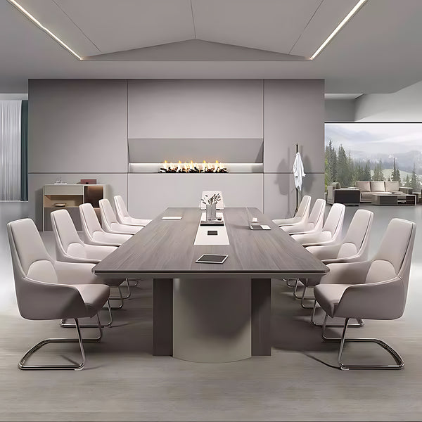 Conference Table 79–236 in Wide (6.5–19.5 ft) for 6–18 People with Cab ...