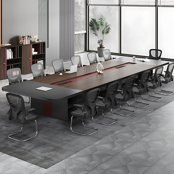 Sturdy Large Rectangular Conference Table – Anzhap