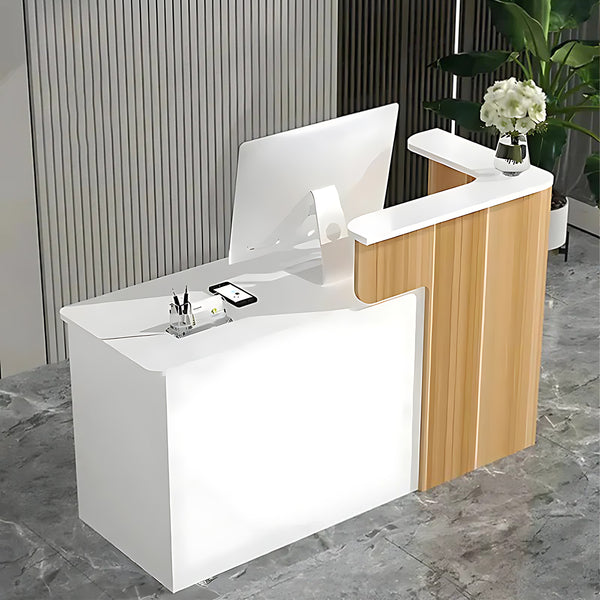 Compact and Stylish Modern Shop Reception Desk – Anzhap
