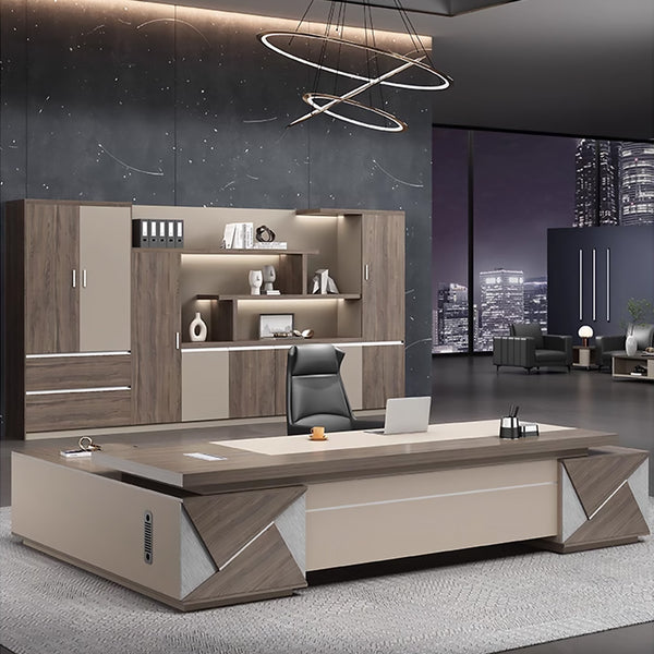 Boss Desk Simple Modern President Desk Manager Desk – Anzhap