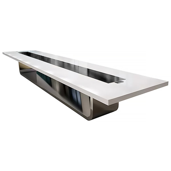Modern Conference Table with a Study U-shaped Base – Anzhap