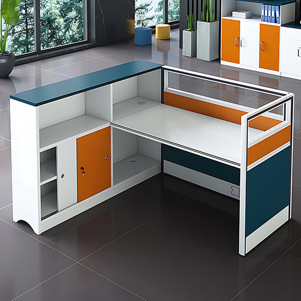 Contemporary, Stylish Multipurpose Employee Desk with Various Color Co ...