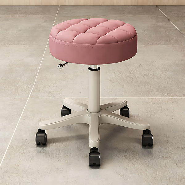 Bar Stool 12 in Wide with Leather, 360° Swivel & Adjustable Height – Anzhap