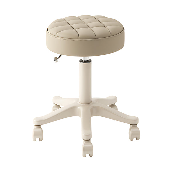 Bar Stool 12 in Wide with Leather, 360° Swivel & Adjustable Height – Anzhap