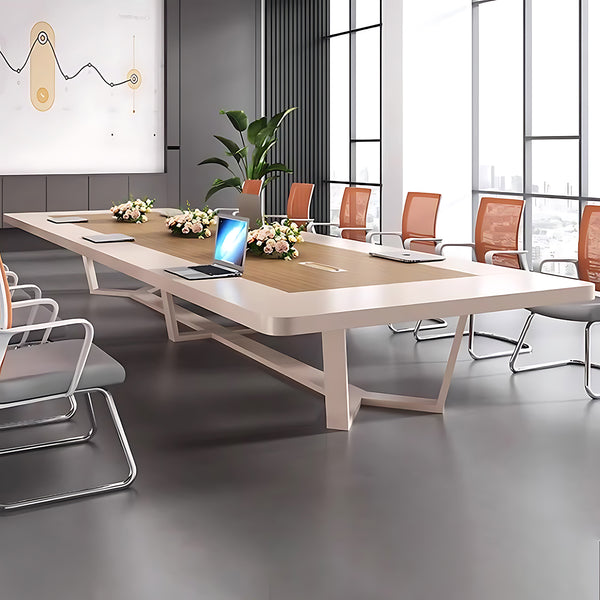 Contemporary Minimalist Office Conference Table – Anzhap