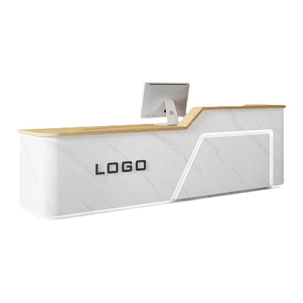 Curved Cashier Company Front Desk Counter – Anzhap